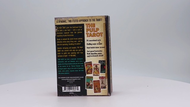 Pulp Tarot Pulp Magazines Themed Tarot Card Deck - With Characters ...