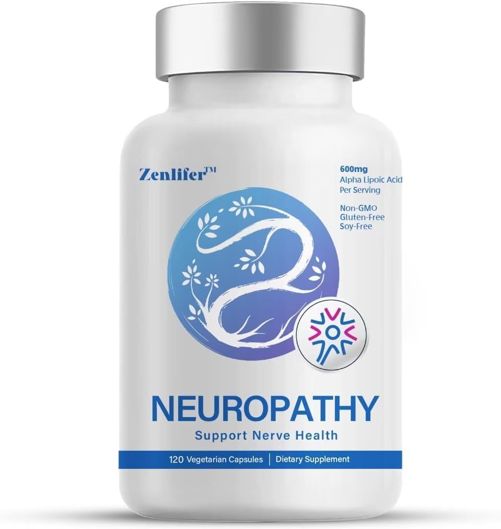 Amazon.com: Zenlifer 120 Capsules Relief Pain Neuropathy Nerve Health ...