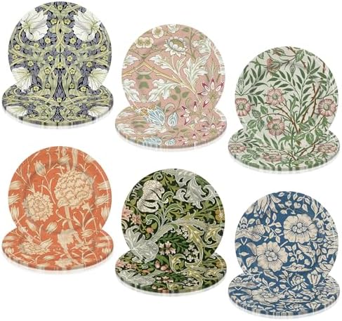 Amazon.com: AnyDesign 60Pcs Vintage Wildfloral Paper Plates Colorful ...