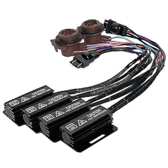 3157 3457 LED Load Resistor Adapter 50W 6Ohm Upgraded Canbus Decoder ...