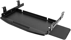 Amazon.com: KORELI Ergonomics Keyboard Tray Under The Desk, Desktop Computer Keyboard Tray, Pull ...