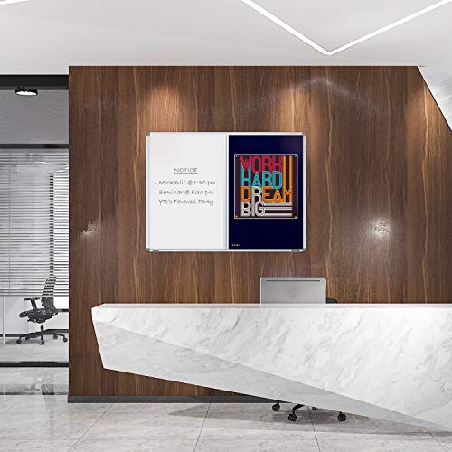 Pragati Systems Prima Combination Board (2-in-1 Magnetic Whiteboard ...