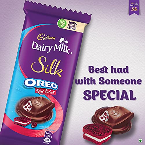 Cadbury Dairy Milk Silk Oreo Red Velvet, 2 x 130 g | Price History