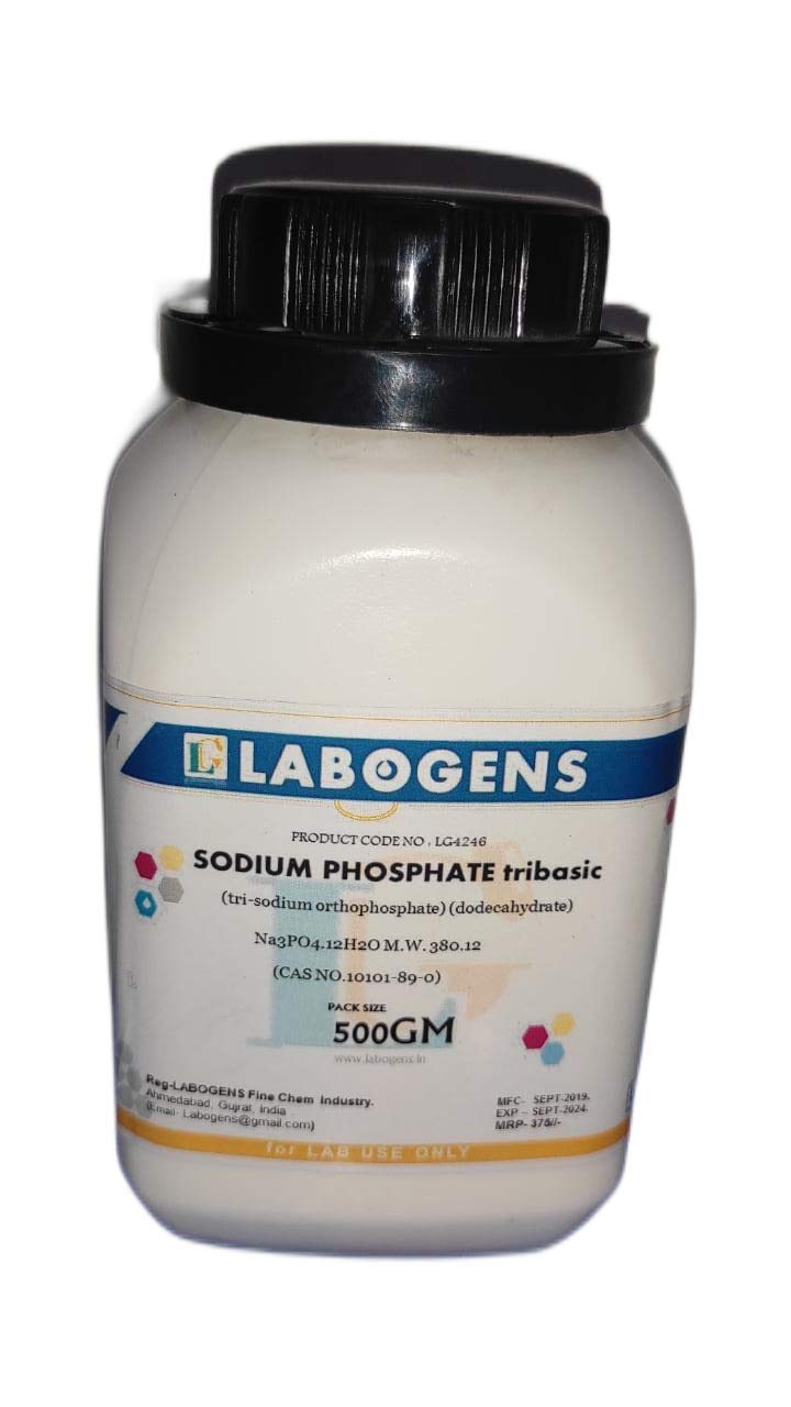 LABOGENS SODIUM PHOSPHATE tribasic (12H20) 500GM (dodecahydrate) Na3PO4 ...