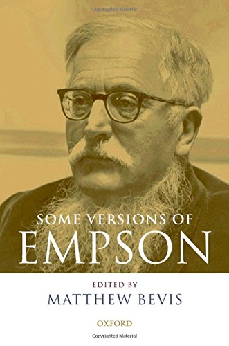 Amazon.com: Some Versions of Empson: 9780199286362: Bevis, Matthew: Books