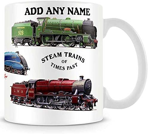 personalised4u Steam Trains of Times Past Mug - Ceramic Coffee Mug ...
