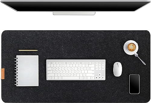 Tierno Mouse Pad & Felt Desk Mat: Ultimate Office Comfort | Large Felt ...