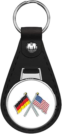 PRS Vinyl Crossed Poles USA & GERMANY Waving Flags - american german ...