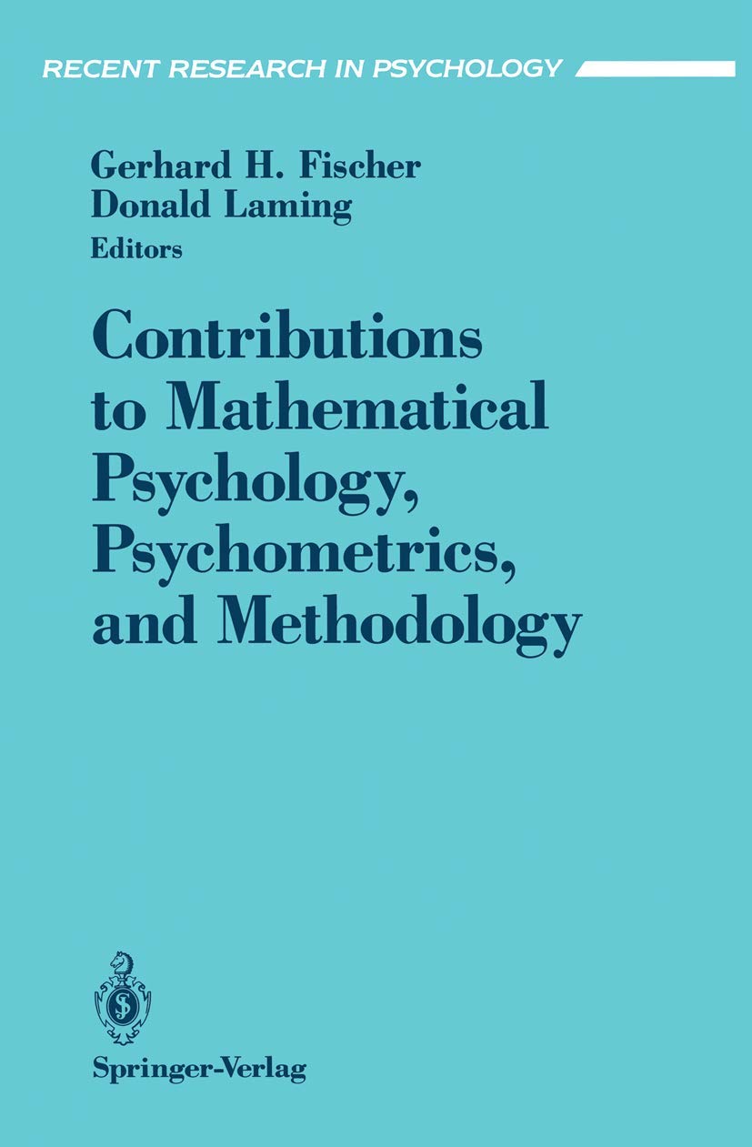 Contributions to Mathematical Psychology, Psychometrics, and ...