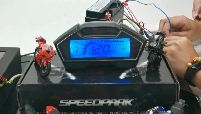 Watch PACEWALKER Universal LCD Motorcycle Racing Street Bike ...