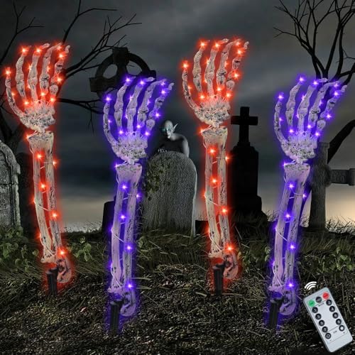 Amazon.com: Halloween Decorations Outdoor Lighted Zombie Groundbreaker ...