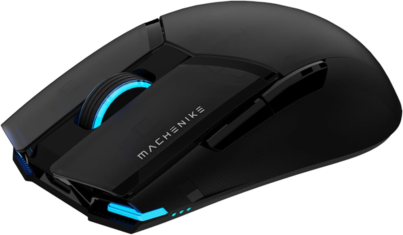 MACHENIKE Mouse para jogos M7 Pro (sensor PAW 3104) Mouse RGB sem fio ...