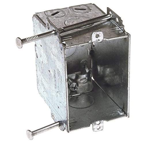 2-27/32 in. Deep Welded Switch Box with NMSC Clamp and Plaster Ears (20 ...