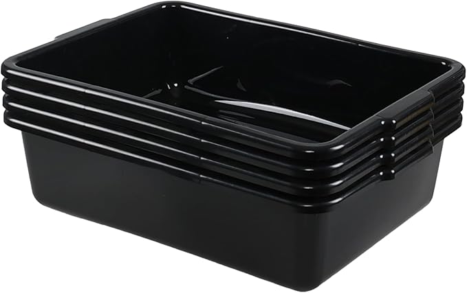 Amazon.com: Aninhao 4 Packs Commercial Food Service Bus Tub, 32 L ...