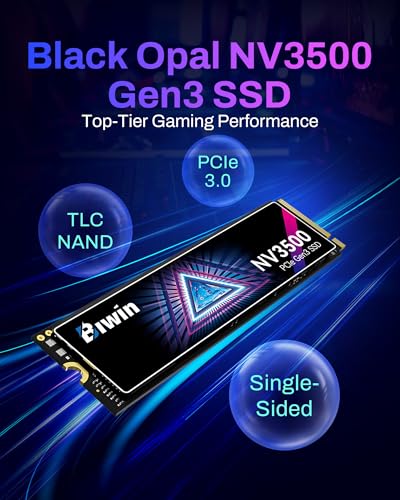 Biwin NV3500 2TB PCIe 3.0 NVMe M.2 SSD, 3500MB /s Read & 3000MB /s ...