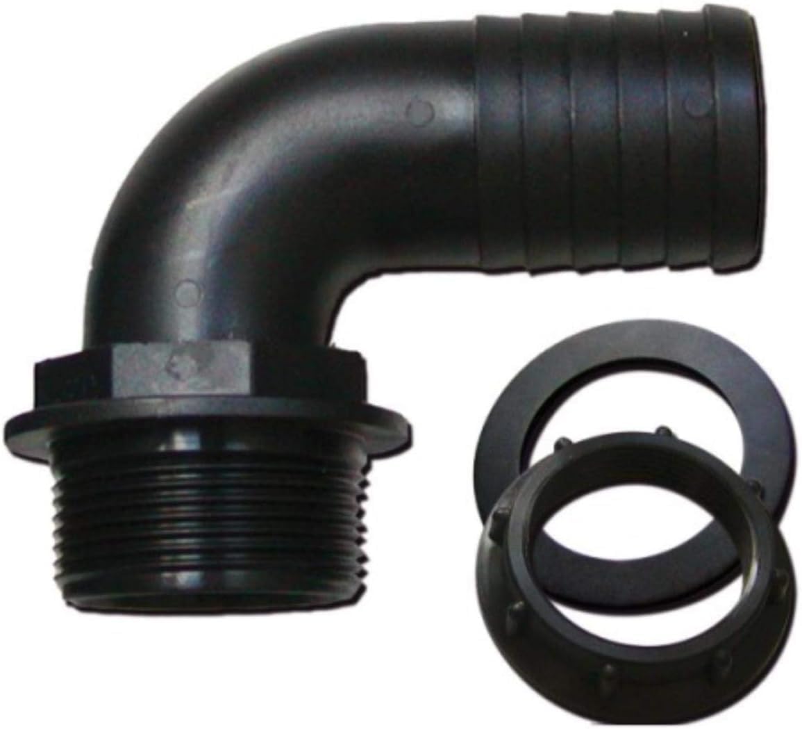 Hosetail Elbow 1" BSP Male to 25mm Backnut & Washer : Amazon.co.uk: Garden