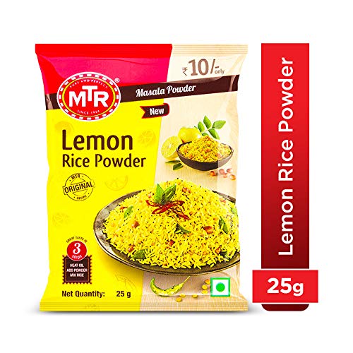 MTR Lemon Rice Powder Masala Pouch, 25 g : Amazon.in: Grocery & Gourmet ...