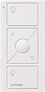 Lutron 3-Button with Raise/Lower Pico Remote for Caseta Wireless Smart Lighting Dimmer Switch ...