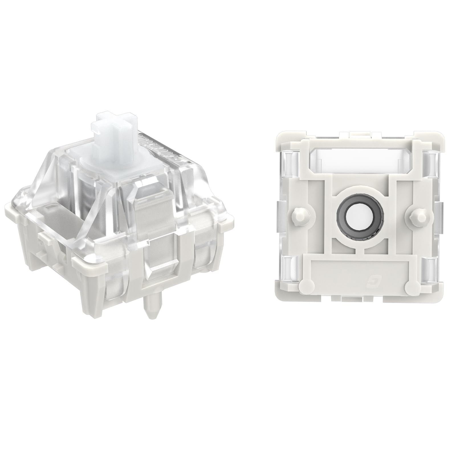 GATERON Magnetic Hall Sensor Keyboard Switches, KS-20 White Linear Pre ...