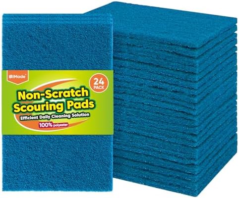 Amazon.com: Scotch-Brite Zero Scratch Scour Pads: 6 in. x 3.8 in. (Blue ...