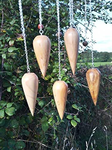 Wooden Pendulum Bespoke Made from English Ash, Oak, Alder, Hazel, Yew ...