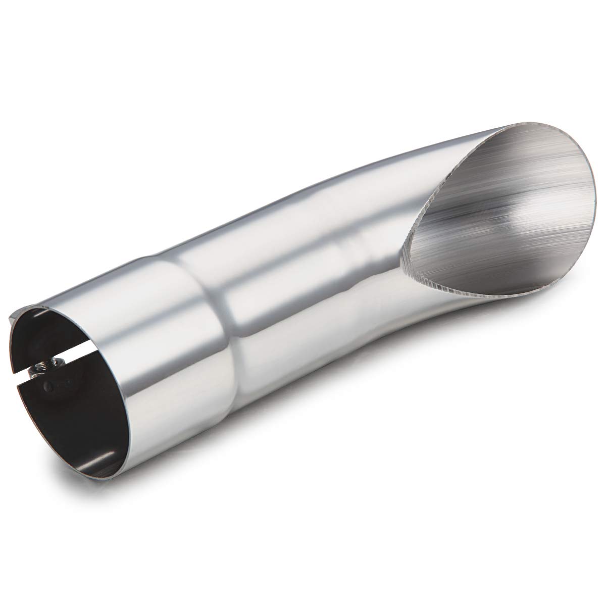 Snapklik.com : LCGP 2.5 Inch Inlet Turn Down Exhaust Tip