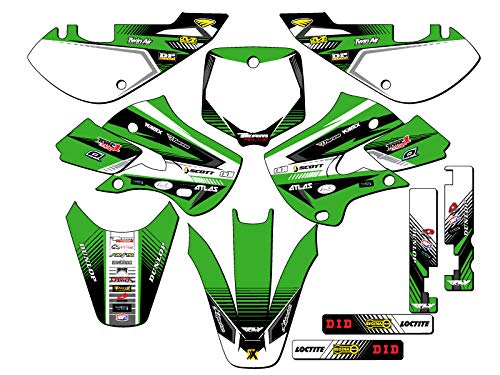 Amazon.com: Team Racing Graphics kit compatible with Kawasaki All Years ...