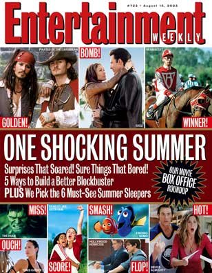 Entertainment Weekly Magazine #723 : One Shocking Summer (August 15 ...