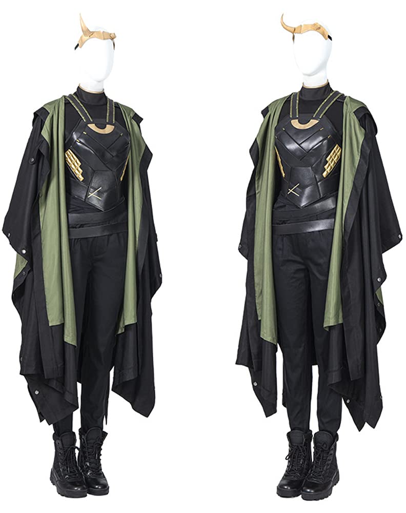 Buy Adult Sylvie Loki Costume Female Loki Cosplay Outfit Cloak for ...