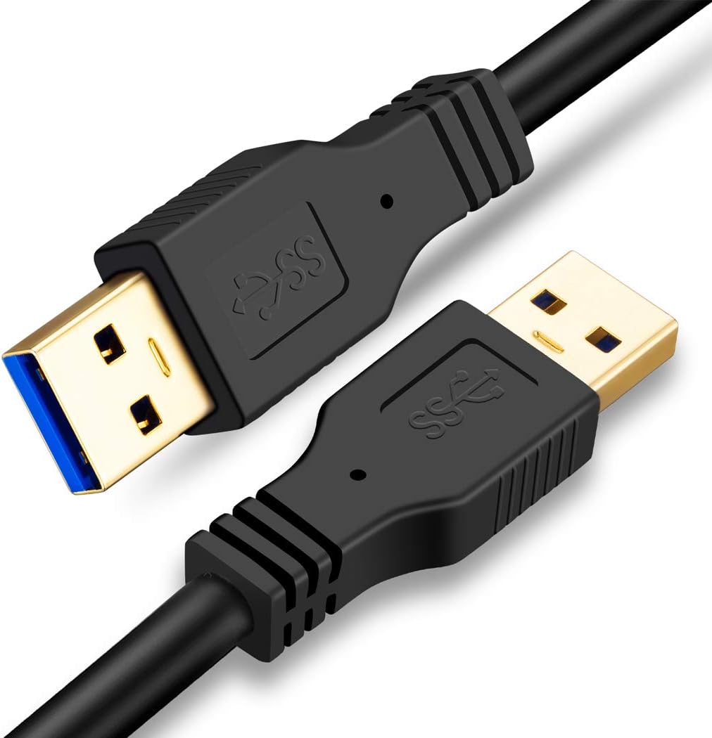Amazon.com: JewMod USB 3.0 Cable Male to Male 3 ft, USB 3.0 A to A ...