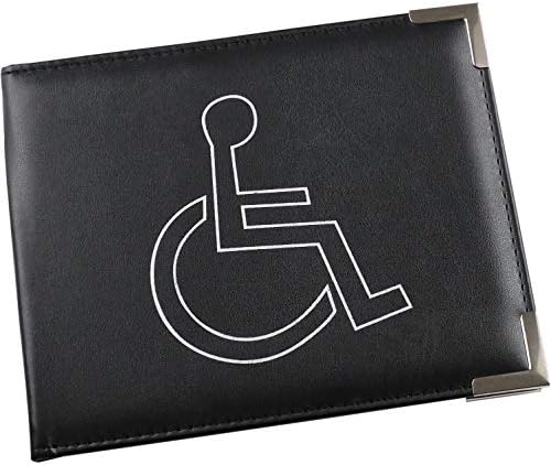 Wisdompro PU Leather Disabled Blue Badge and Timer Holder Wallet ...