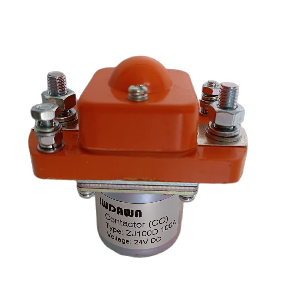 Amazon.com: JWDAWN ZJ100D 24V 100A DC Contactor 24 Volt 100 Amp NO ...
