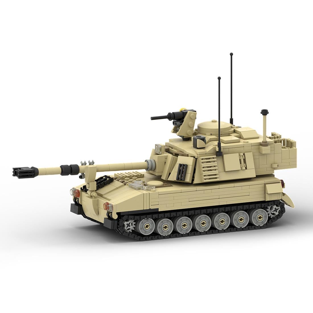 Amazon.com: KAROYD Technic 1/35 M-109 Paladin | 155mm Howitzer ...