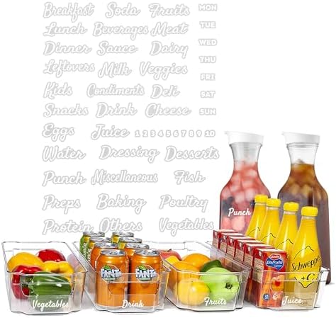 Amazon.com: Mintitude Fridge Labels for Food Storage Containers ...