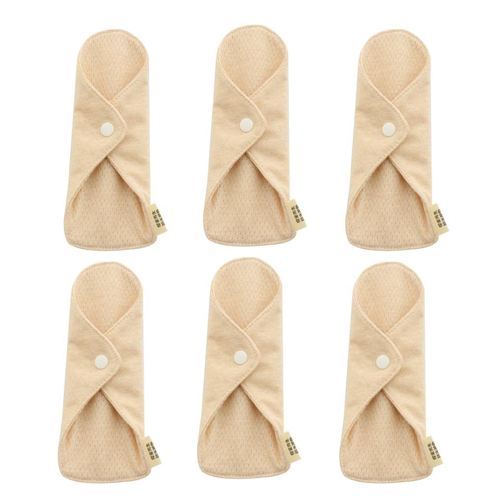Amazon.com: Reusable Organic Cotton Panty Liners | Set of 6 Menstrual ...