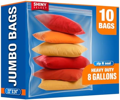 Amazon.com: [ 20 COUNT ] Extra Large Resealable Bags, Strong Thick ...