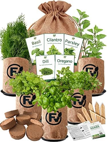 Amazon.com : Herb Garden Indoor Herb Garden Starter Kit Easily Grow 10 ...