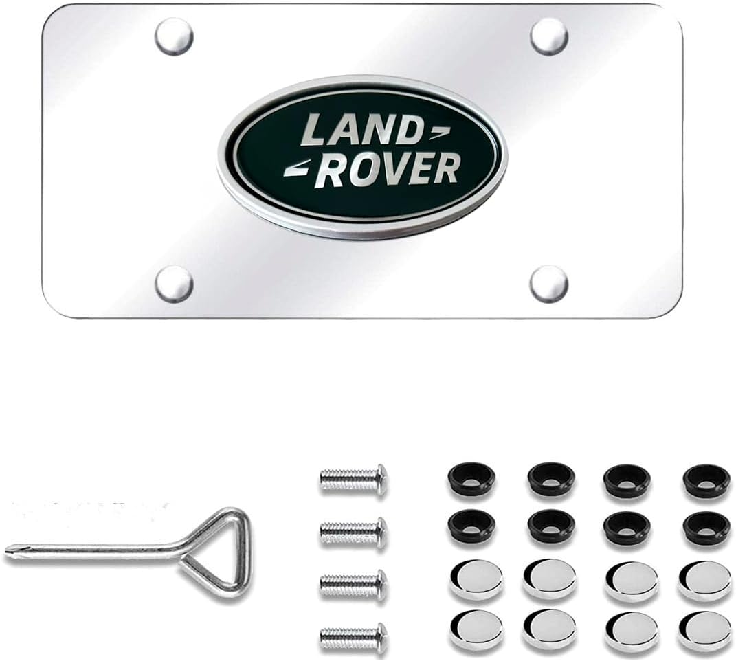 Amazon.com: Land Rover Genuine Range Rover License Plate Frame - Matte ...