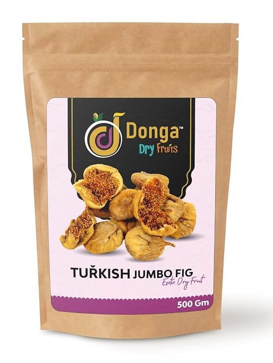 DONGA DRY FRUITS Healthy Dry Fruit Dried Figs Soft Anjeer (500 Grm ...
