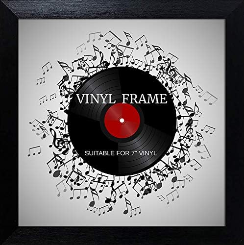 pf+a REAL GLASS 7 inch Vinyl Frame - Oxford Black 7 inch Vinyl Single ...