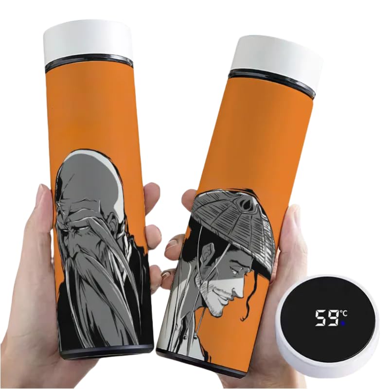 Amazon.co.jp: ブリーチ BLEACH 水筒 魔法瓶 千年血戦篇 黒崎一護 滅却師 朽木ルキア 藍染 惣右介 日番谷冬獅郎 魔法瓶 ...