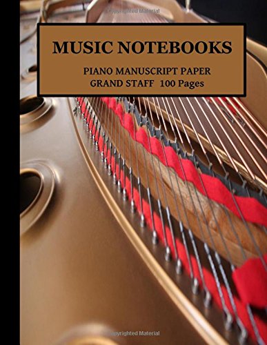 Amazon.com: Piano Manuscript Paper/Notebook/Blank Sheet Music: Grand ...
