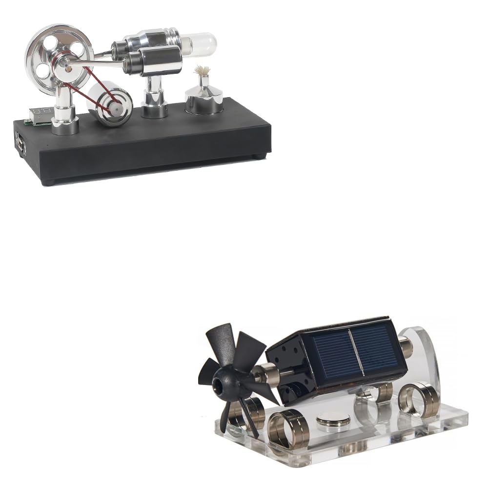 Amazon.com: Sunnytech Hot Air Stirling Engine Motor Magnetic Levitation ...