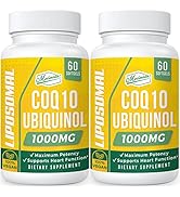 Amazon.com: Liposomal CoQ10 Ubiquinol 600mg Softgels | Superior Absorption Ubiquinol CoQ10 ...