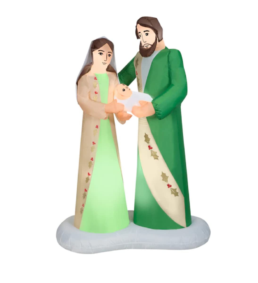 Amazon.com: 6.5FT Tall Holy Family Featuring Joseph, Mary and Baby ...