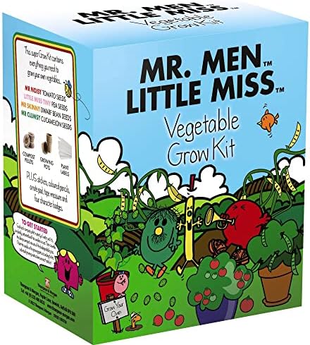 Gift Mr Men and Little Miss Vegetable Grow Kit for Kids Contains All ...