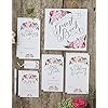 Ginger Ray Hand Illustrated Floral Wedding Invitations X 10 - Boho ...
