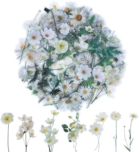 Amazon.com: Sitsink Flower Stickers Scrapbook Journaling - 75 Pcs Blue ...