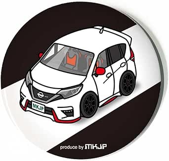Amazon.co.jp: [MKJP] 缶バッジ キーホルダー 丸型 54mm ニッサン ノート ニスモ E12 : 車＆バイク