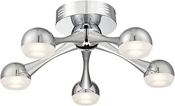 Possini Euro Lustrum 20 1/2" Wide Chrome LED Ceiling Light - Close To ...